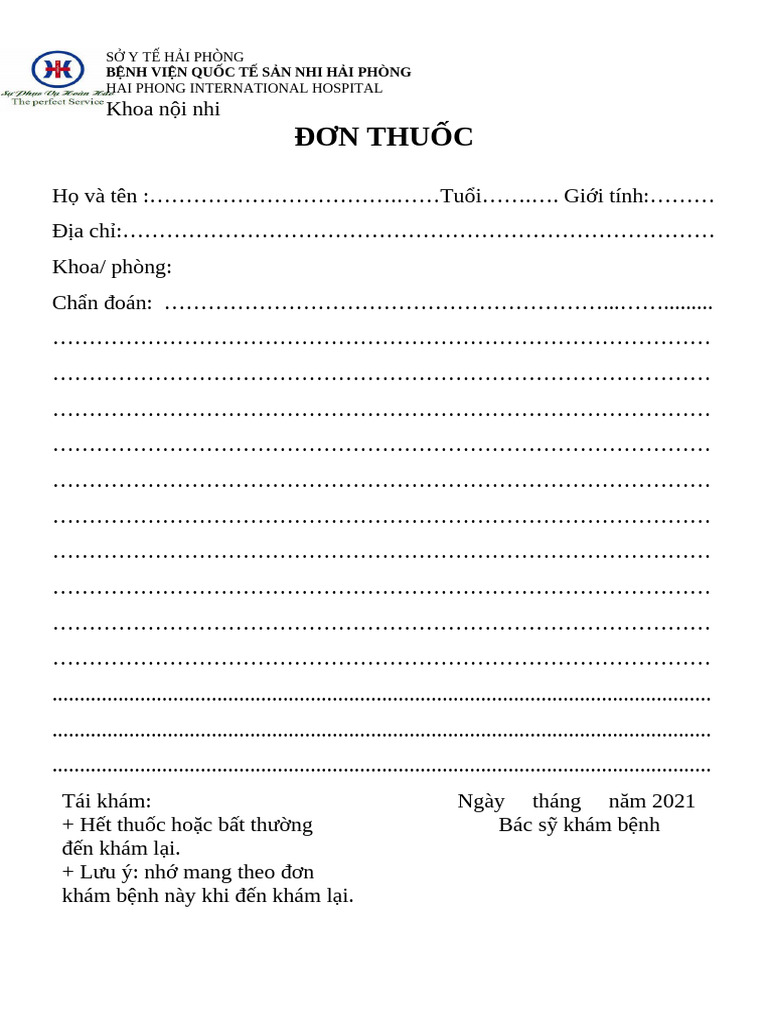 đơn thuốc | PDF