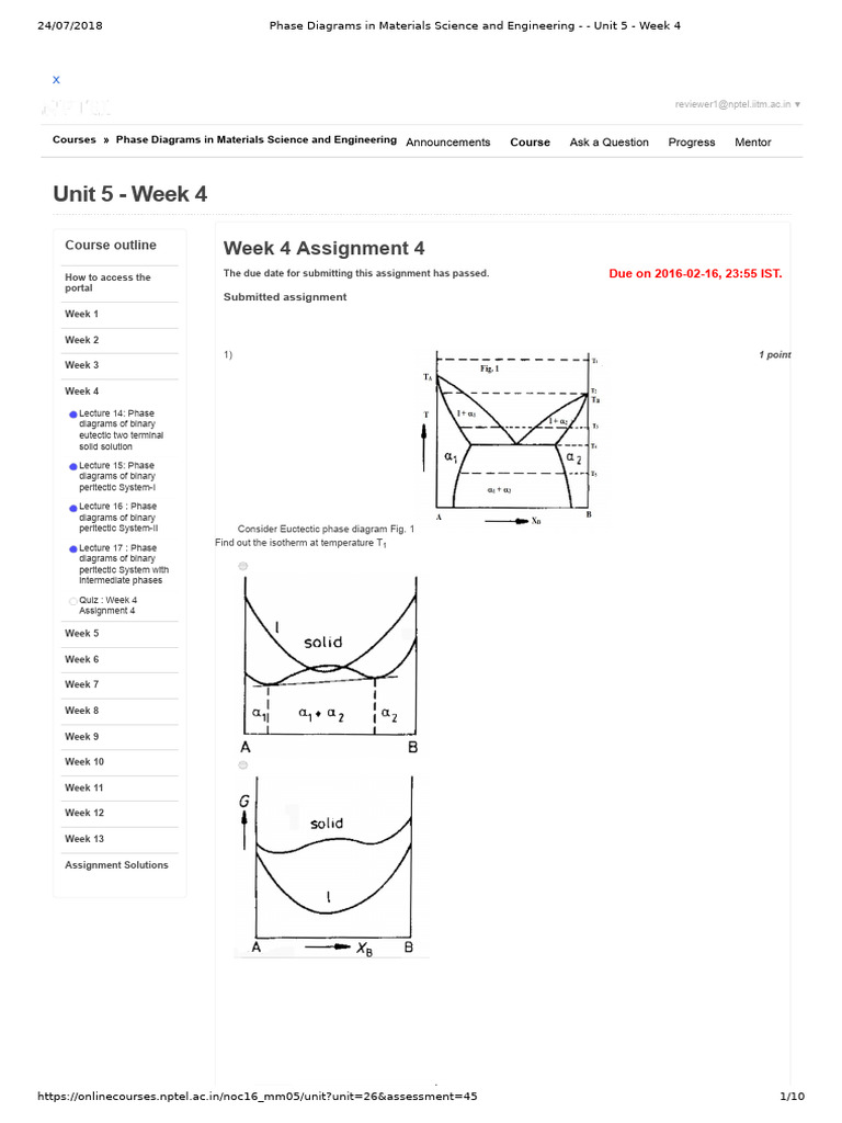 Phase Diagrams NPTEL | PDF | Alloy | Bronze