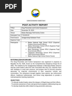 Badac Activity Report SGLG 2022 | PDF | Substance Abuse
