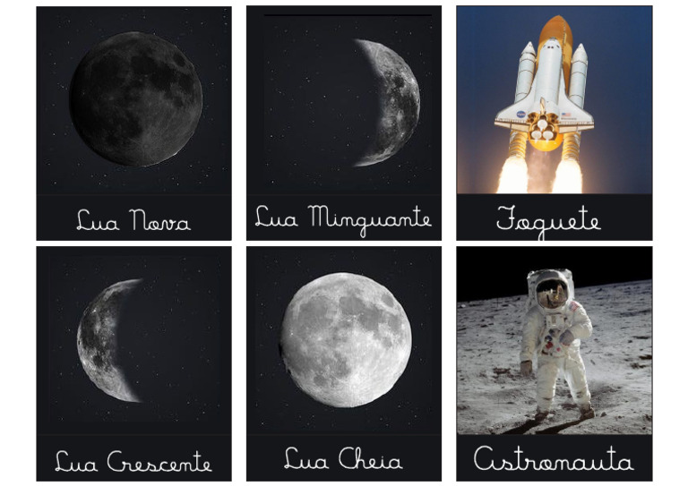 Cards Fases Da Lua | PDF