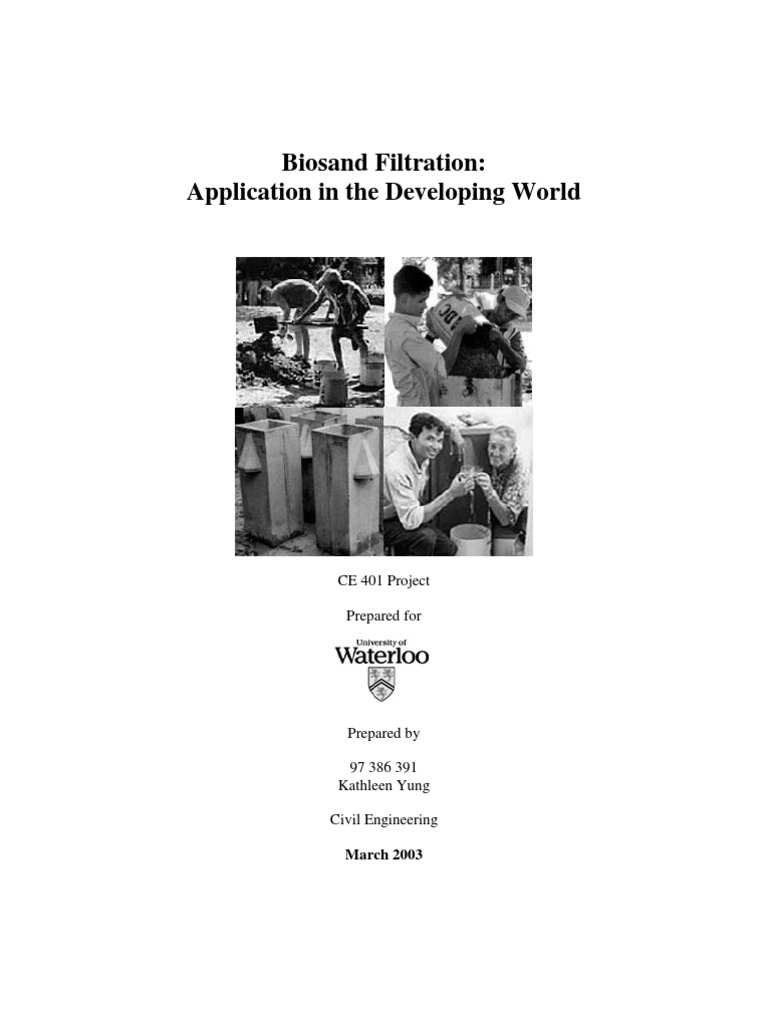 Bio Sand Filter 1 | PDF | Filtration | Water Purification