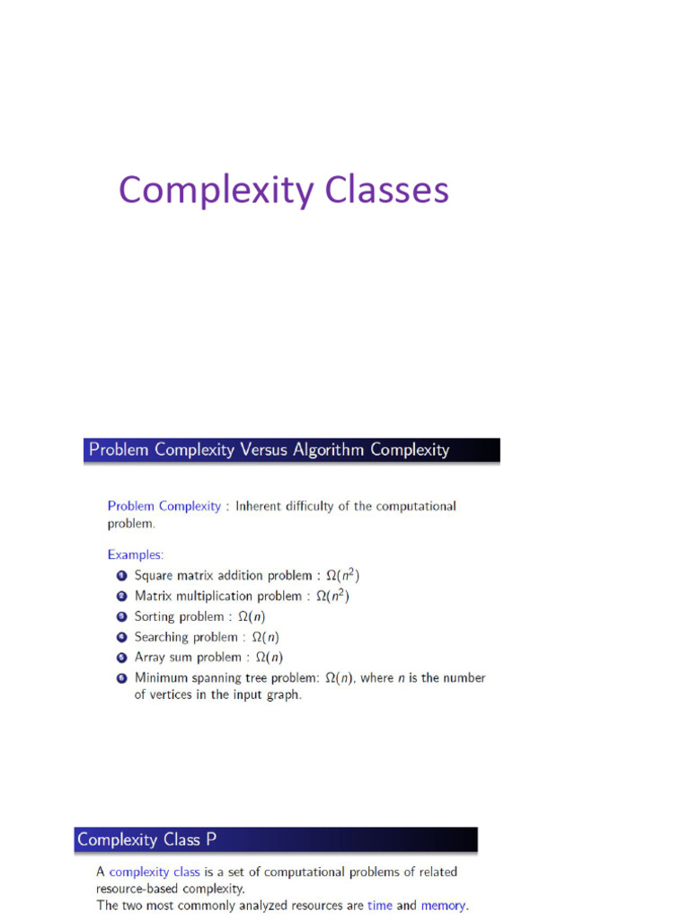 8 PPT Complexity Classes P, NP, NP-hard and NP-complete | PDF | Time Complexity | Computational ...