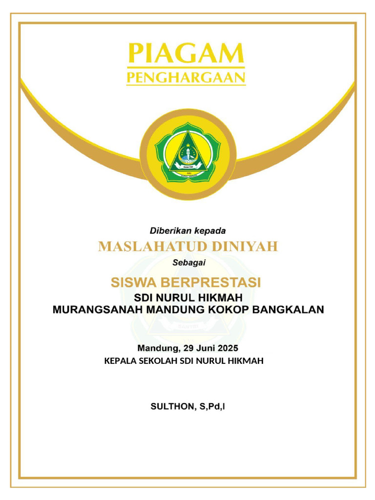 Piagam | PDF