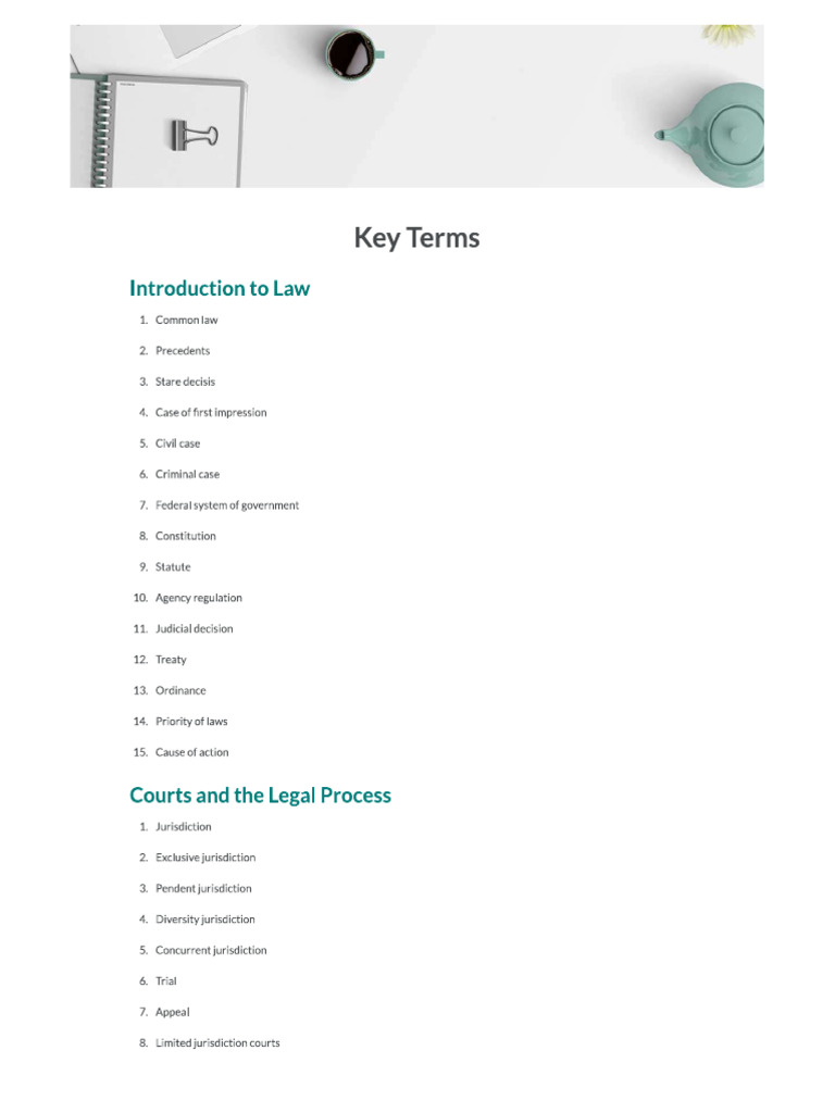 Module 2 - Key Term | PDF