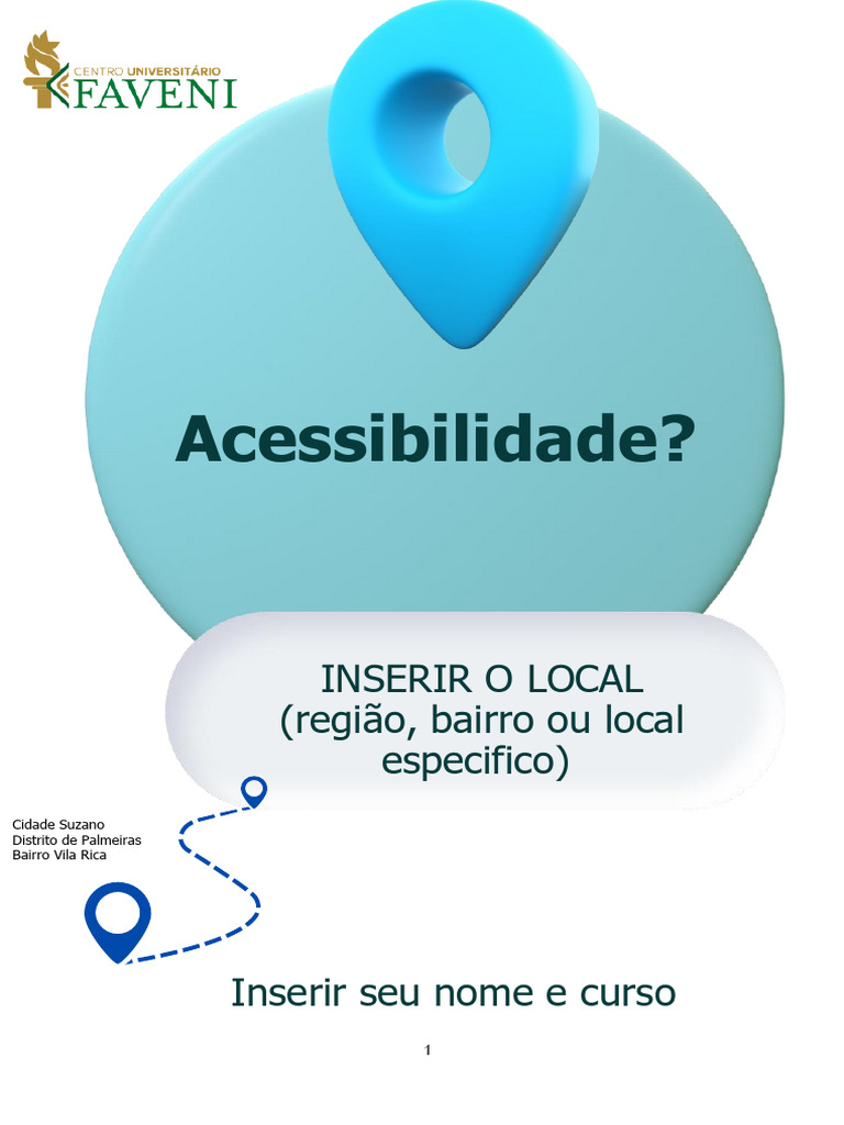 Modelo Do Relatório EDITÁVEL Entrega 1.PDF 20240520 121924 0000 | PDF | Acessibilidade