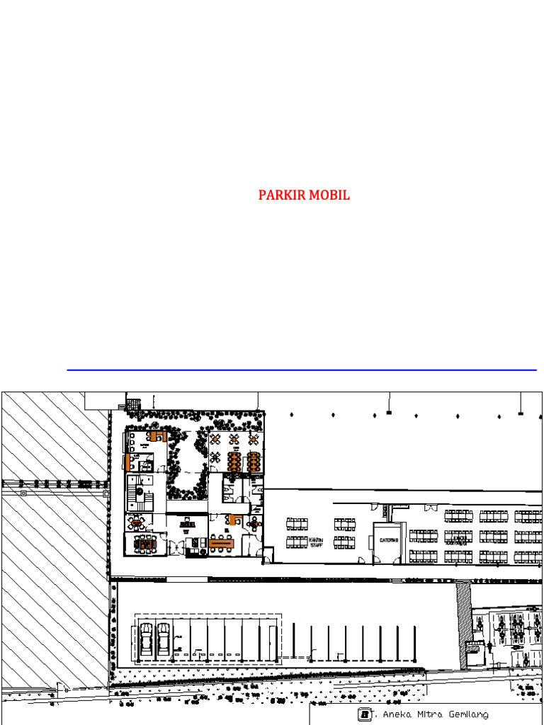 Denah dan Detail Kanopi Parkir Mobil | PDF