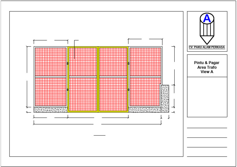 Pintu & Pagar Area Trafo RDF Sukabumi | PDF