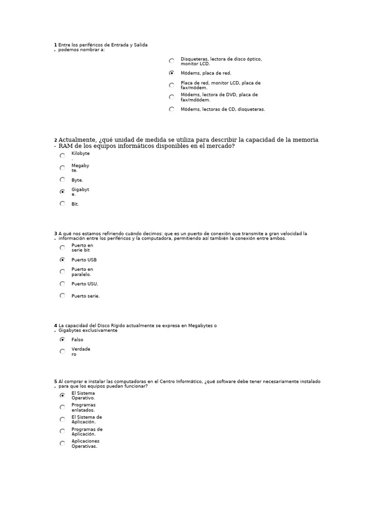 TP1 Resuelto | PDF | Ordenador portátil | Almacenamiento de datos de la computadora