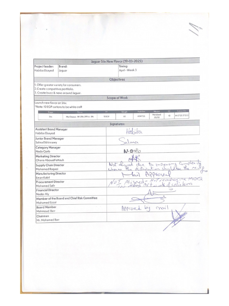 Stix Mix Cheese Signed Factsheet | PDF