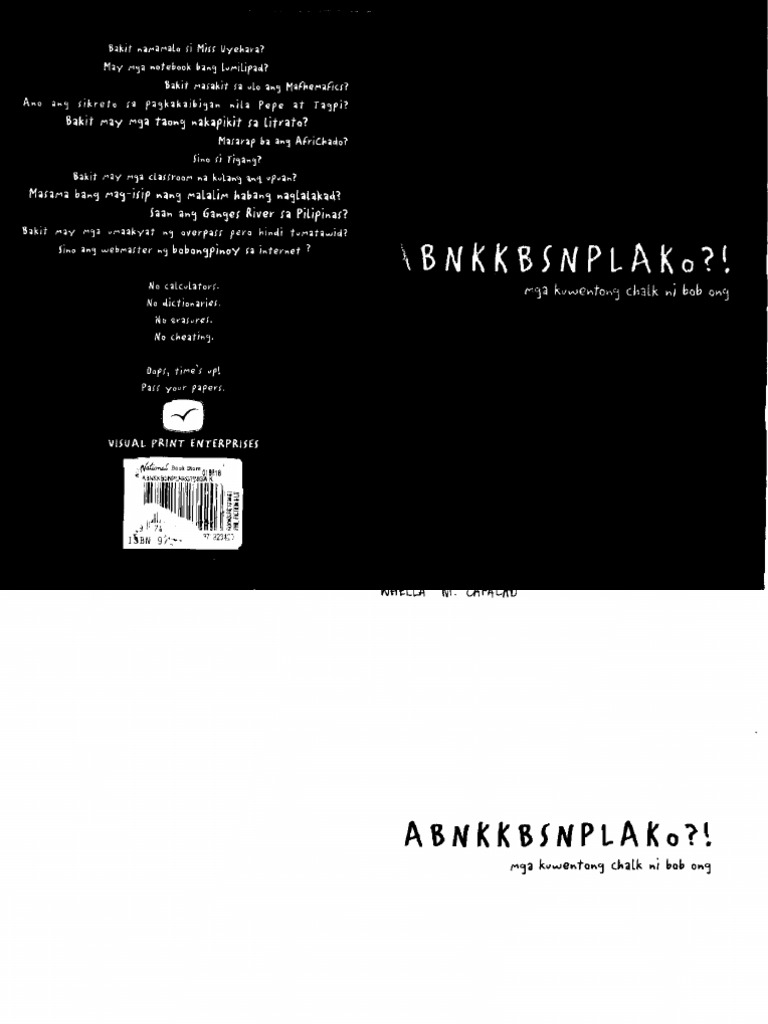 ABNKKBSNPLAKo Mga Kwentong Chalk Ni Bob | PDF