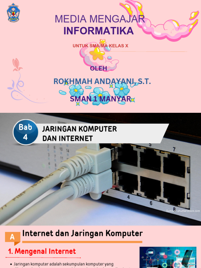 Bahan Ajar Informatika Kelas X Jaringan Komputer | PDF