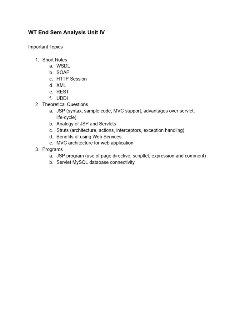 JSP and Struts Framework Overview | PDF | Web Service | Model–View ...