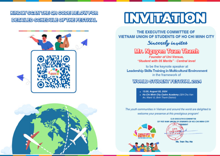 Invitation to WSF 2024 Keynote Speech | PDF