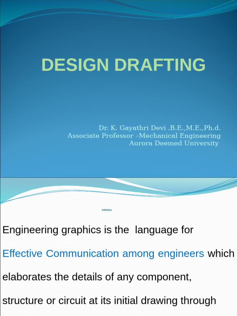 Design Drafting PPT Modules | PDF | Angle | Technical Drawing