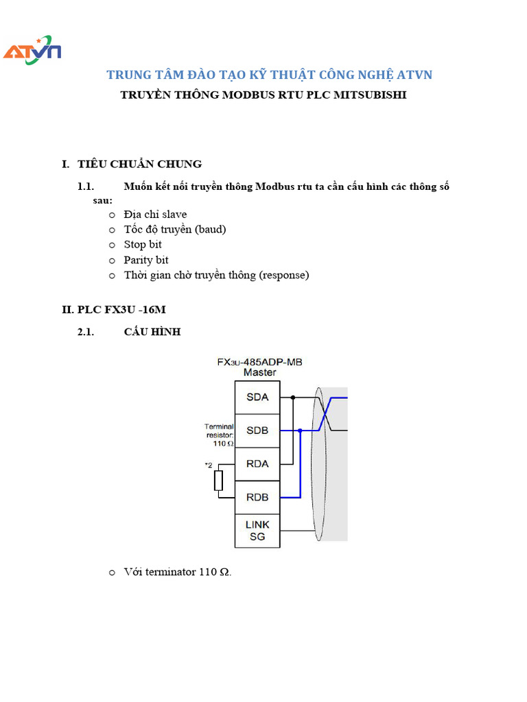 Truyền Thông MB FX3U | PDF