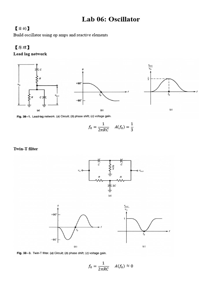 Lab06 Oscillator | PDF