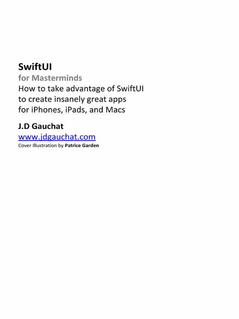 Swiftui For Masterminds | PDF