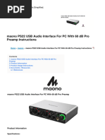 Maono Link User Manual and Setup Guide | PDF | Microphone | Equalization (Audio)