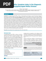 Reflux Severity Index Patient Questionnaire | PDF | Gastroesophageal ...