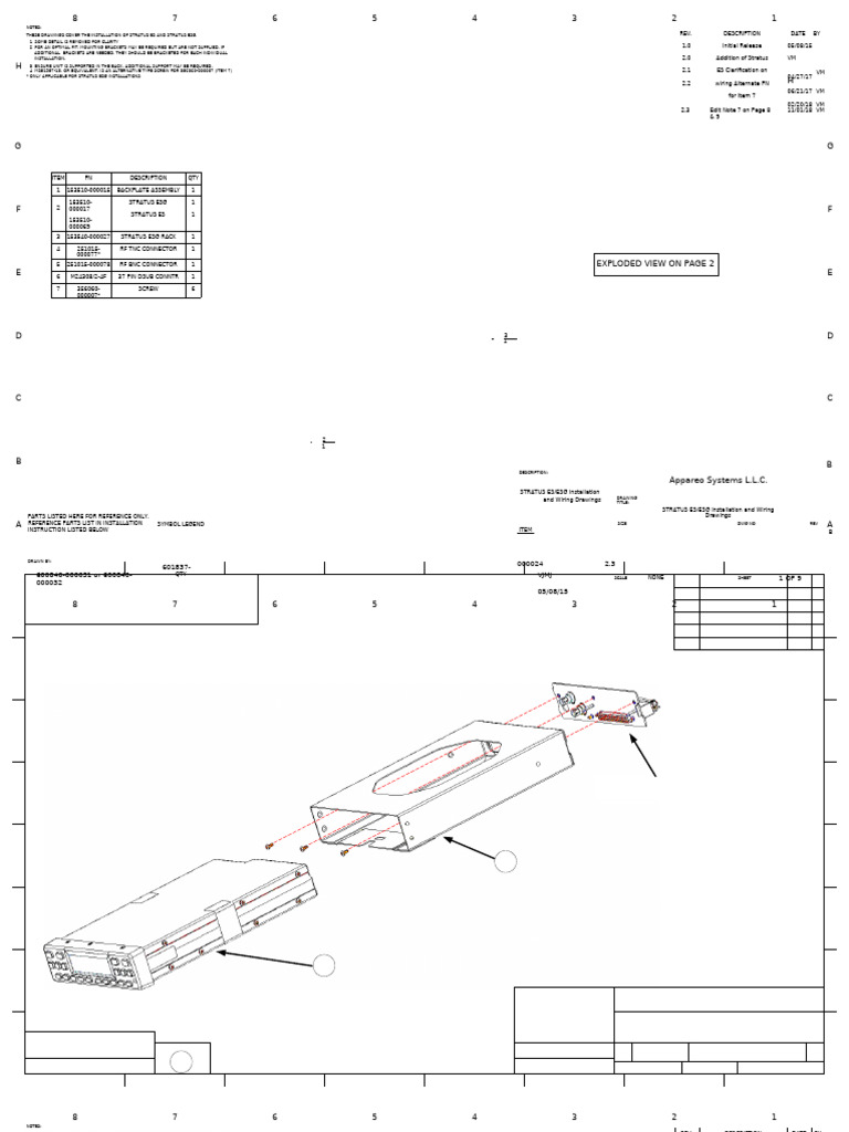 Stratus ES and ESG Installation Drawing 5-15-19 | PDF | Equipment ...