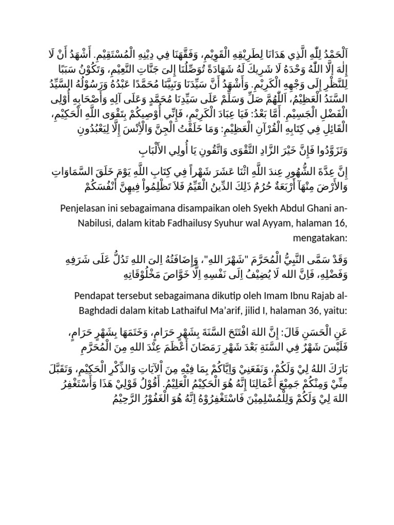 KHUTBAH Jum'at | PDF