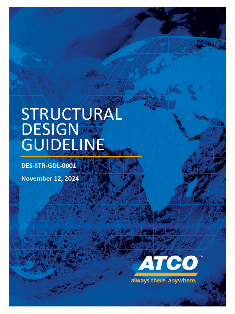 DES STR GDL 0001 Structural Design Guideline | PDF | Structural Load | Snow