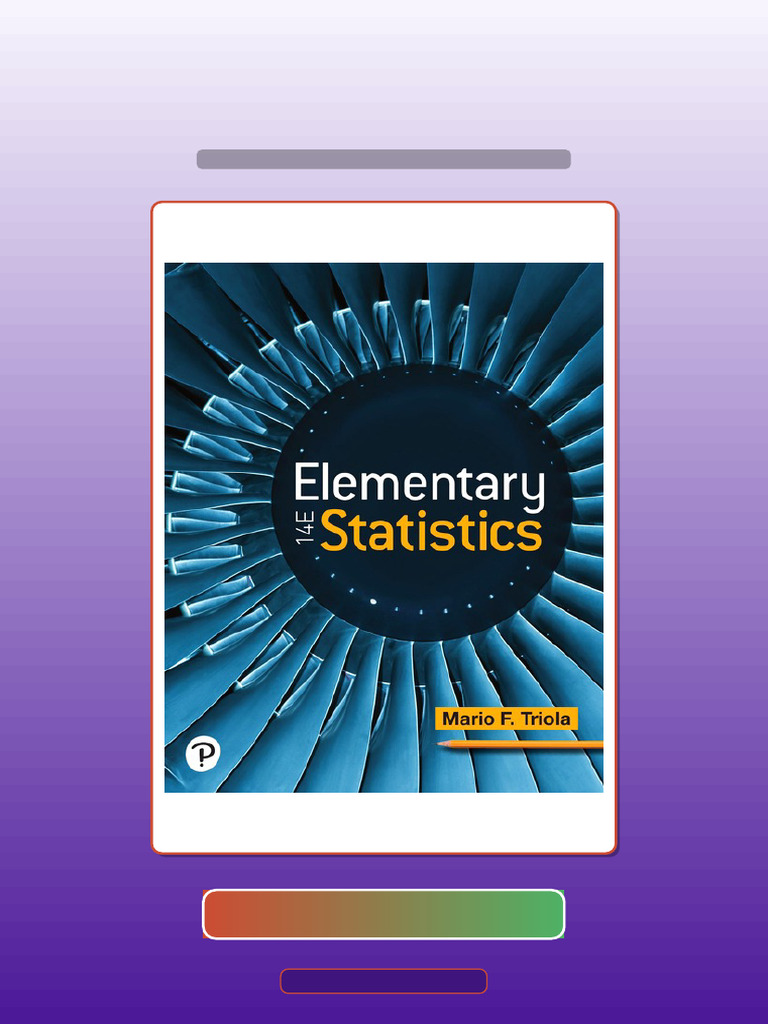 Elementary Statistics 14th Edition by Mario F Triola | PDF | Statistics ...