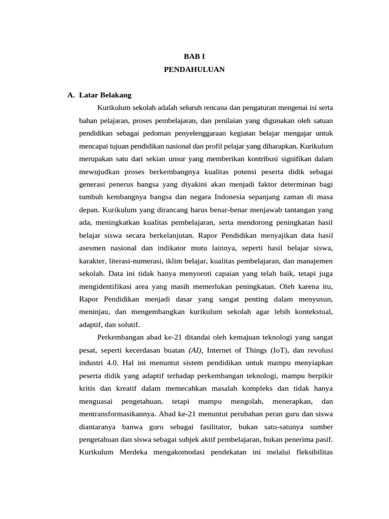 Draft KSP SD 1 Sedayu 2025-2026 | PDF