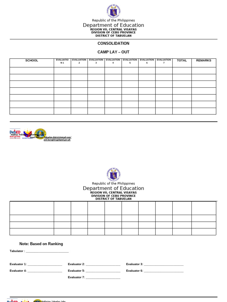 Consolidation Form | PDF