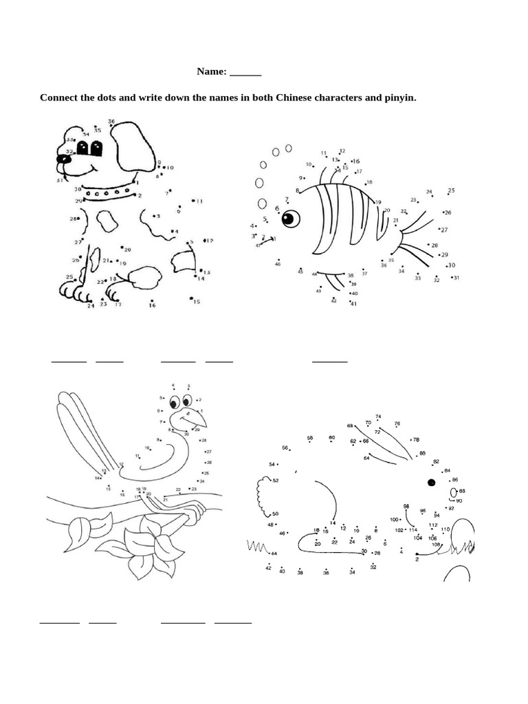 Pets Dot To Dot | PDF