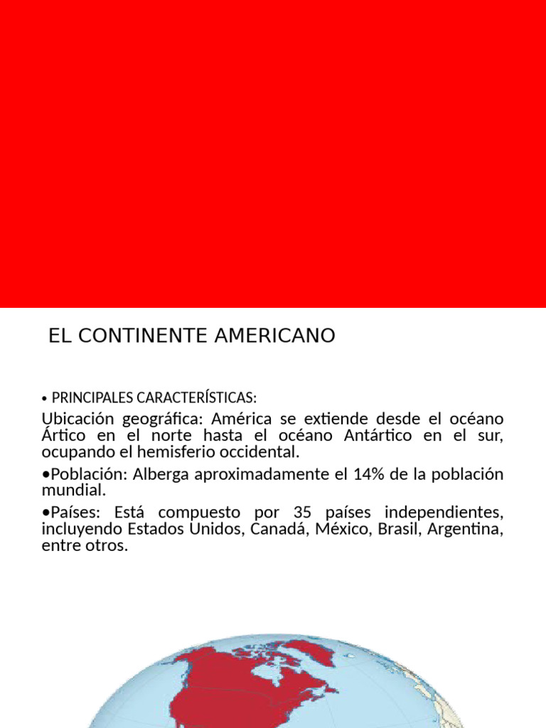 35 Países del Continente Americano | PDF | Américas | America latina