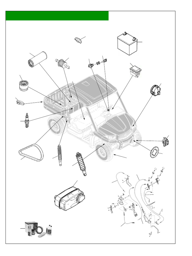Gator 550 XUV Parts and Maintenance Guide | PDF | Land Vehicles | Motor ...