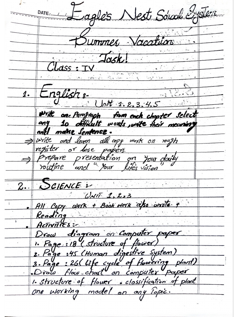 Class - 4 | PDF