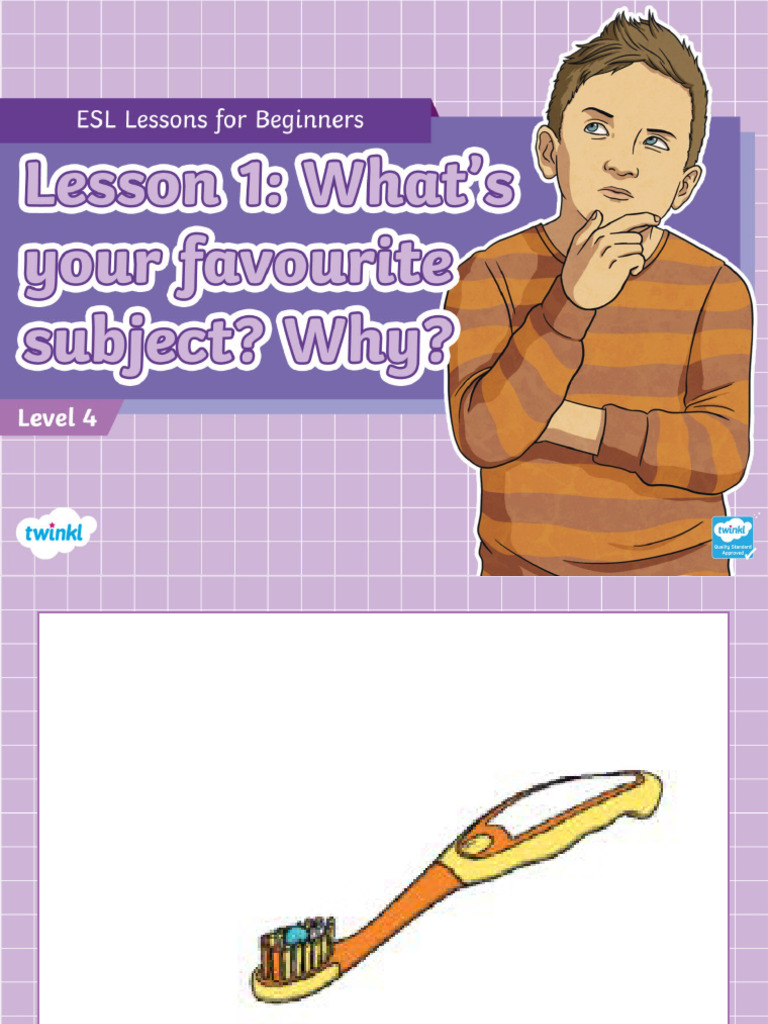 T 1684936008a Esl Curriculum Level 4 Lesson 1 Powerpoint Ver 2 | PDF ...