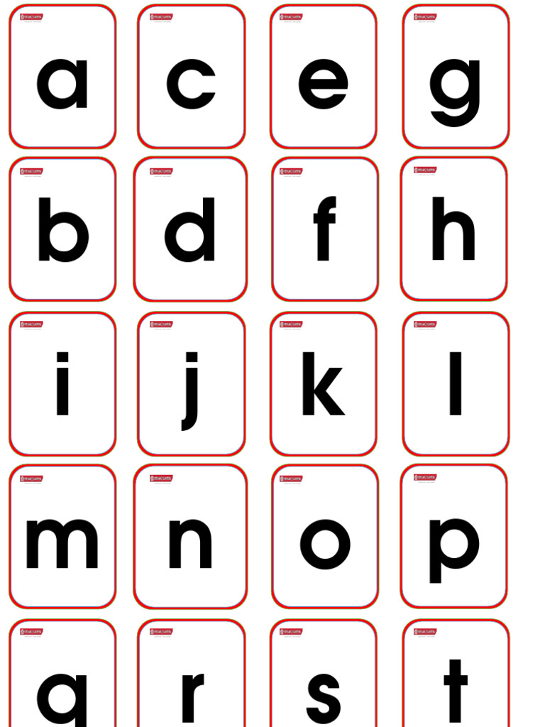 Minicard Letters | PDF