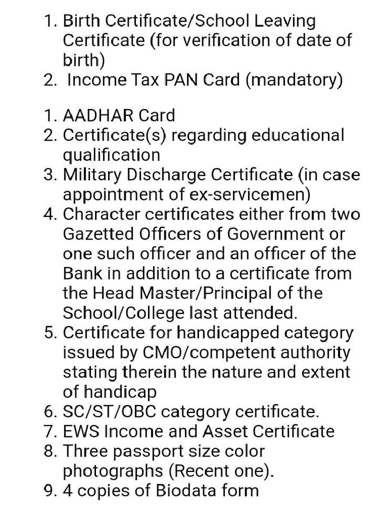 List of Medical Tests and Documents | PDF