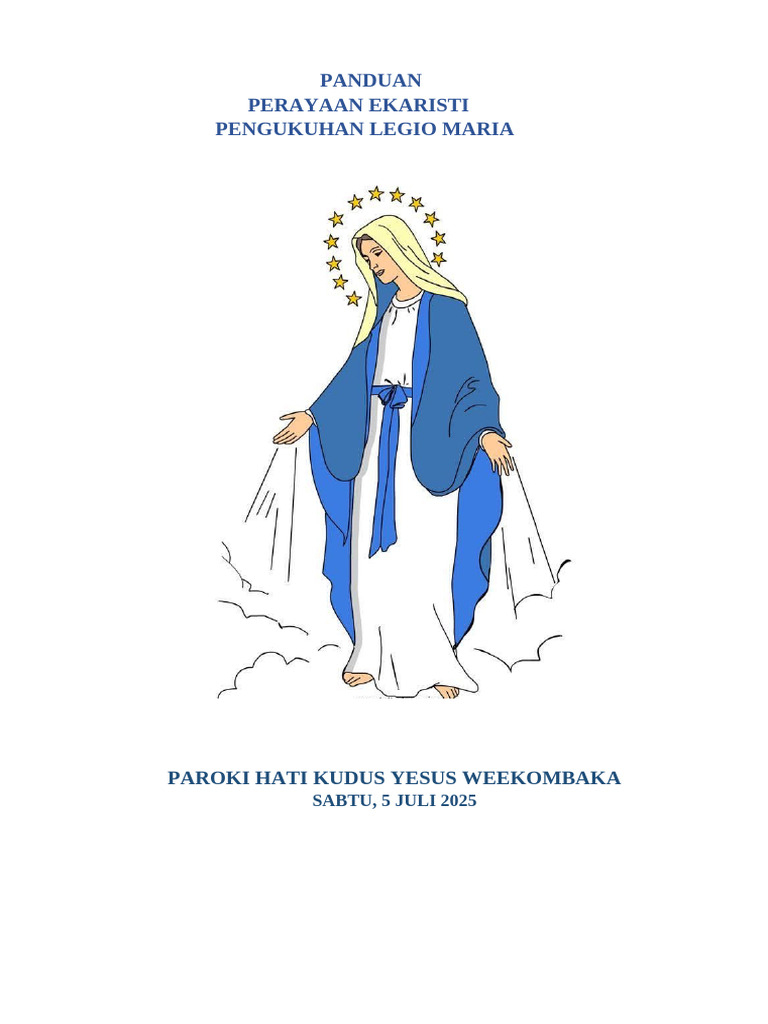 Pengukuhan Legio Maria di Ekaristi | PDF