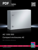 Rittal AE Enclosure Size Guide | PDF | Metals