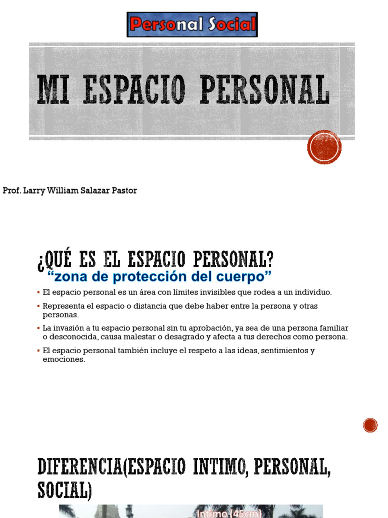 Espacio Personal y Derechos Humanos | PDF