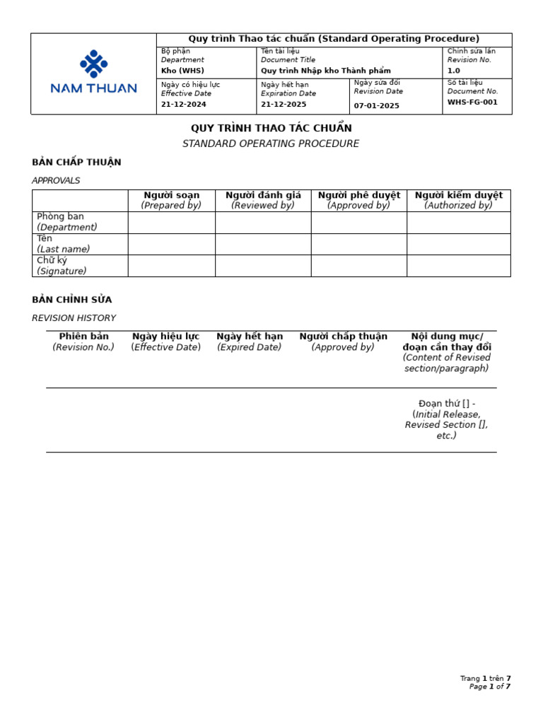 Sop Template | PDF