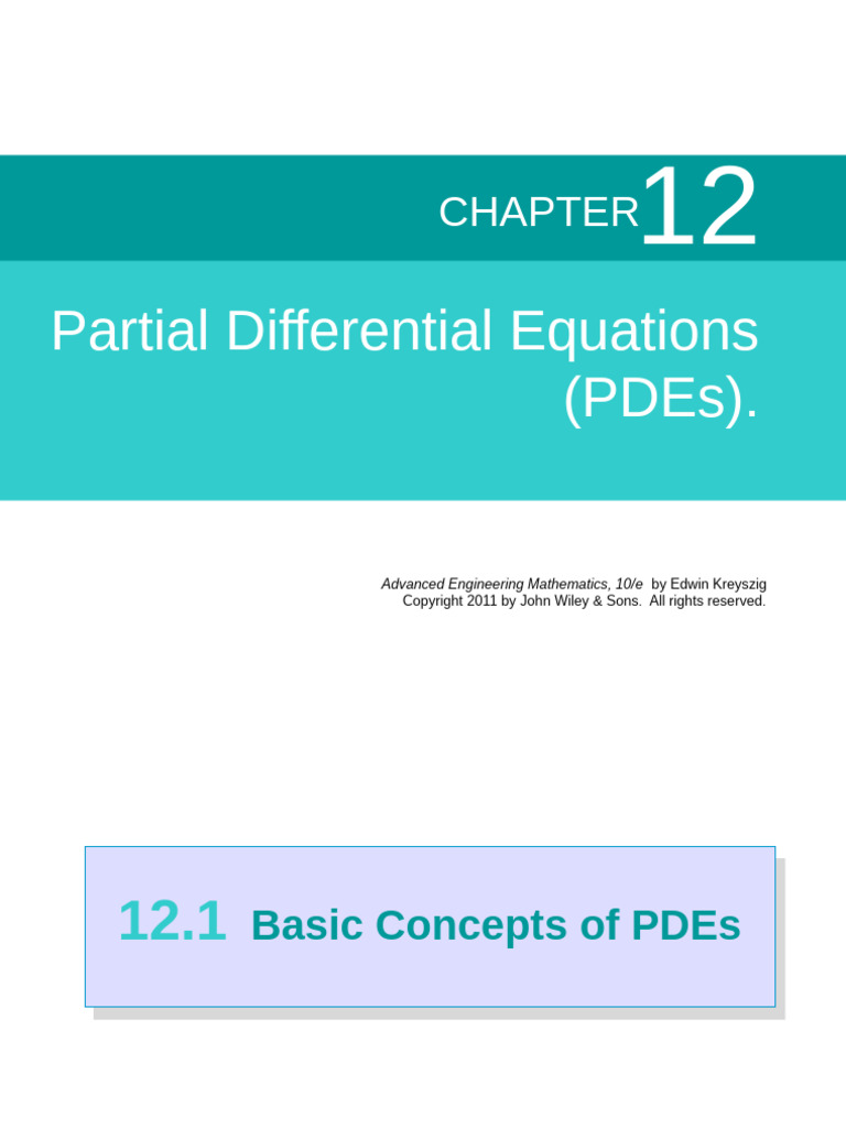 Ch12 Rev | PDF | All Rights Reserved | Partial Differential Equation