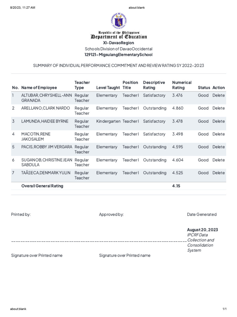 Eipcrf Summary | PDF