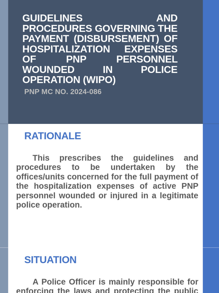 Guidelines and Procedures Governing The Payment Disbursement | PDF