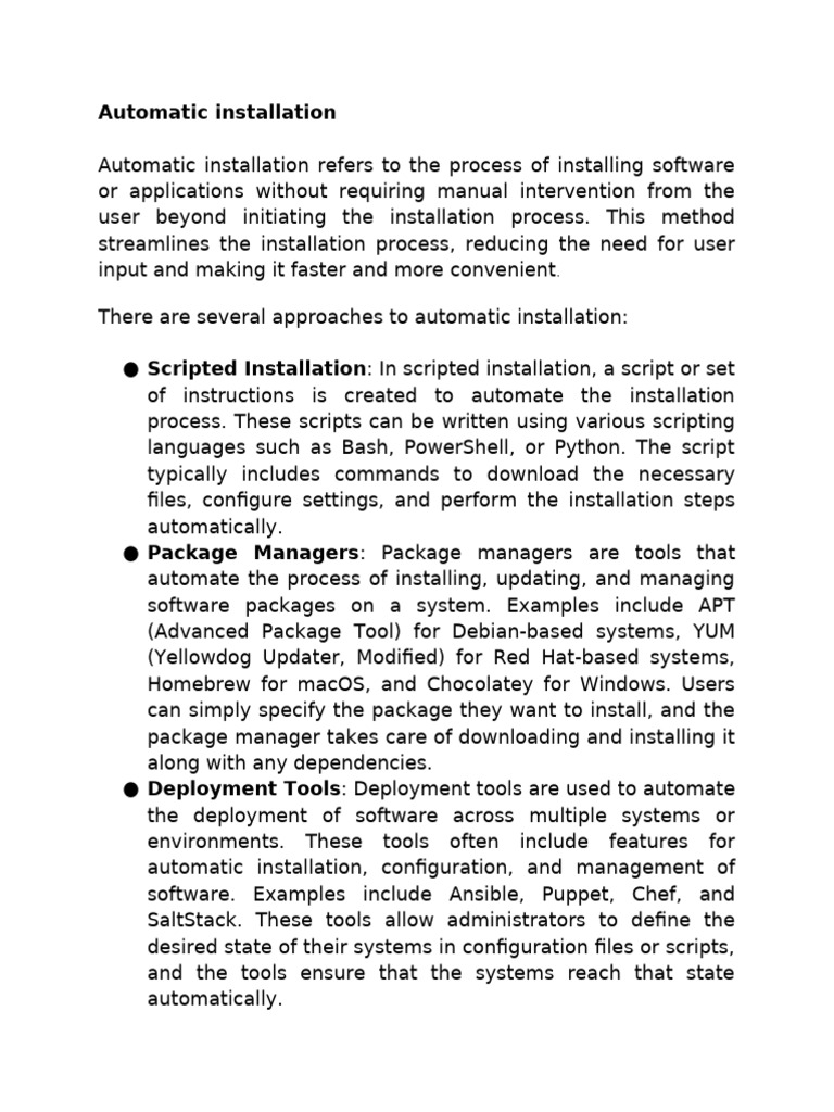 Established Installation | PDF | Scripting Language | Computing