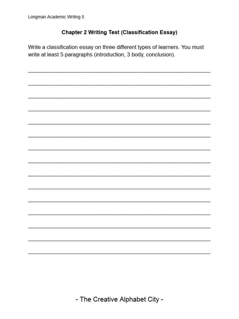Classification Essay on Learner Types | PDF