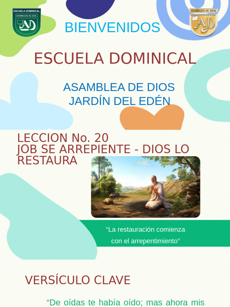 Job Se Arrepiente - Dios Lo Restaura | PDF | Oración