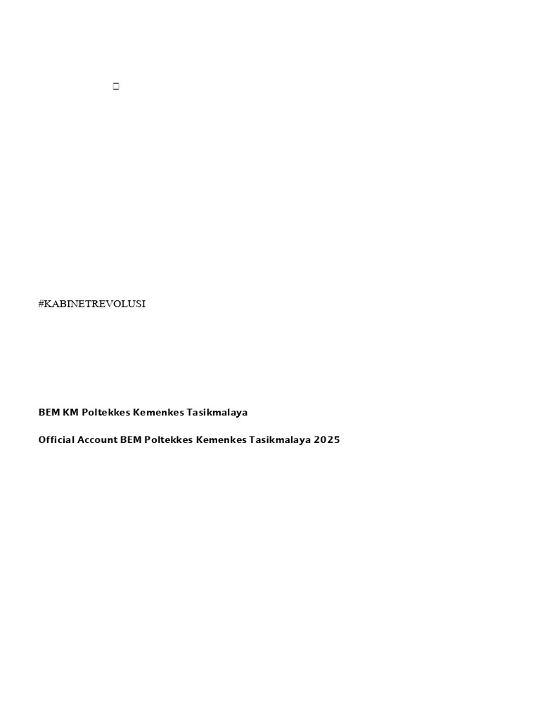 Caption Twibbon Peserta | PDF