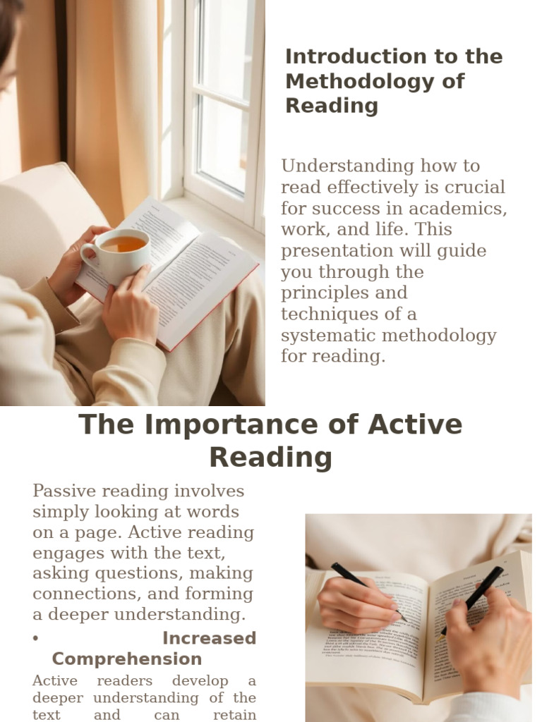 Introduction To The Methodology of Reading | PDF