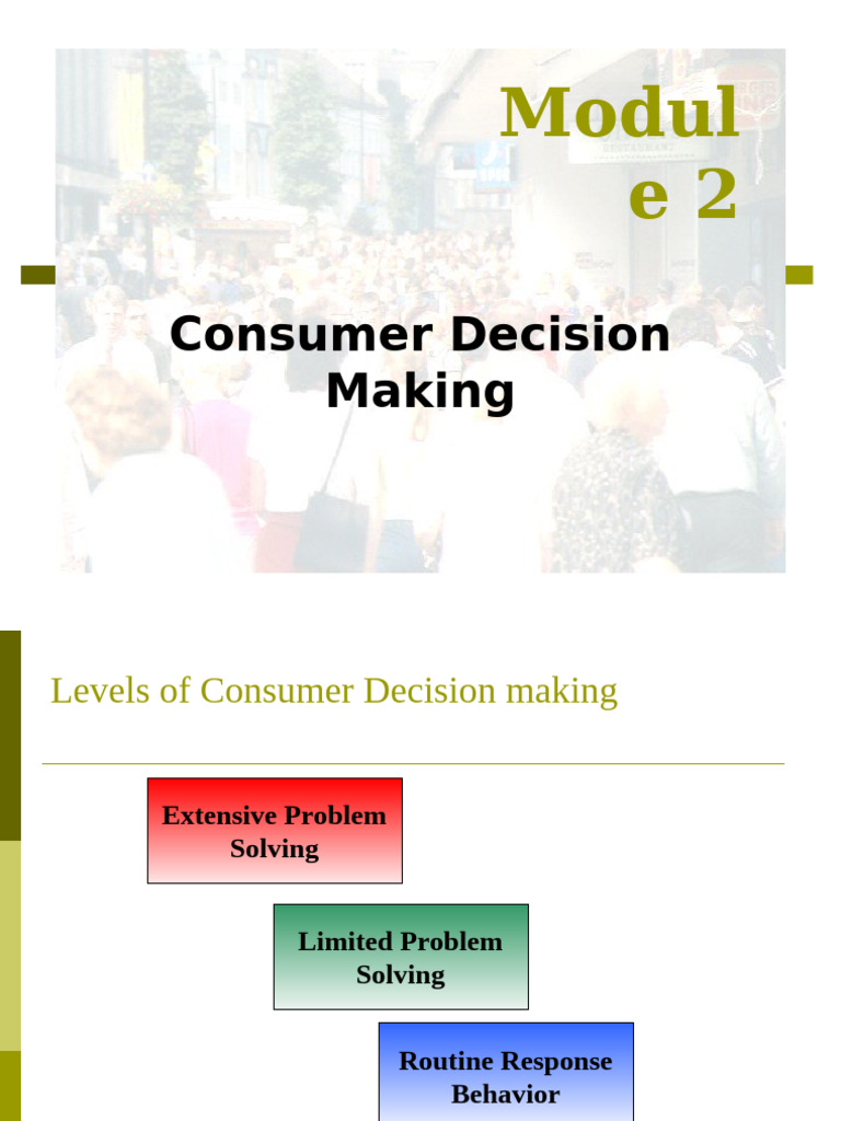 CB2 (1) Decision Making | PDF | Behavior | Consumer Behaviour