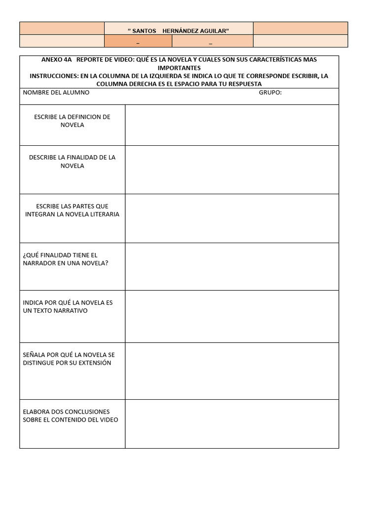Anexo 4a Frmto Video | PDF